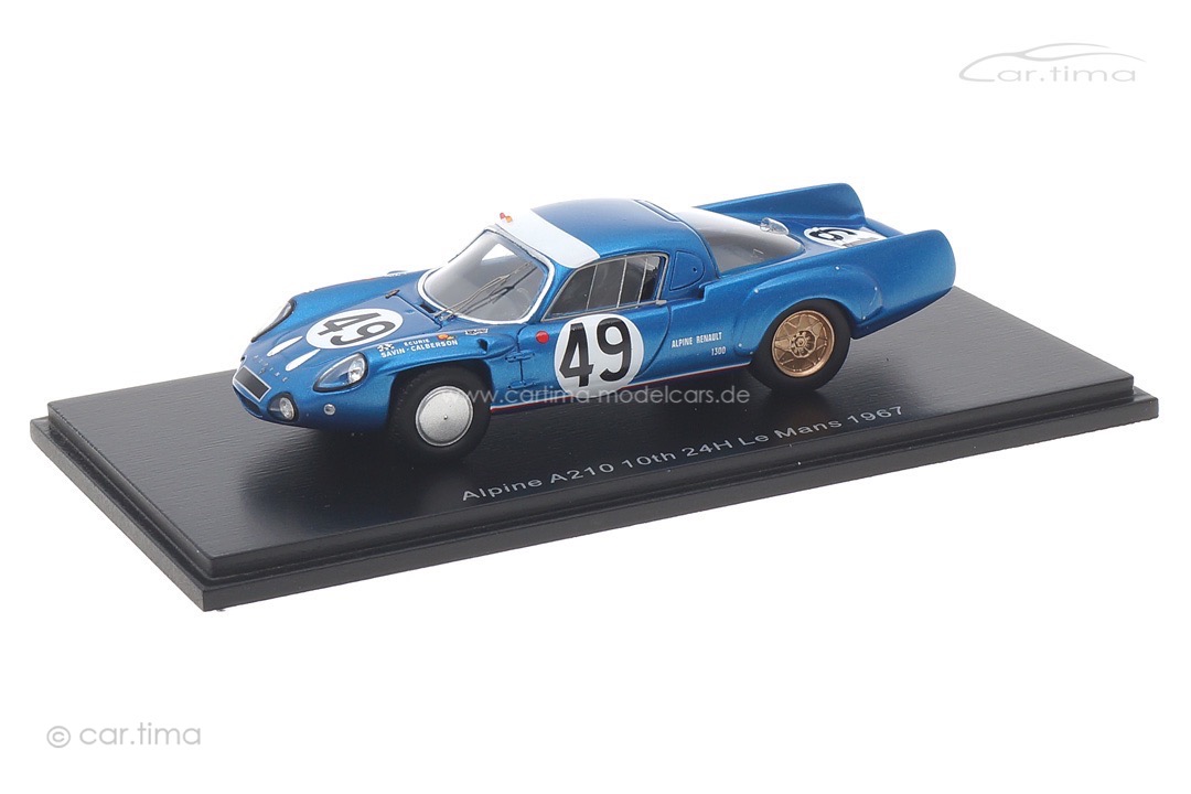 Alpine A210 24h Le Mans 1967 de Cortanze/Le Guellec Spark 1:43 S5690 ...