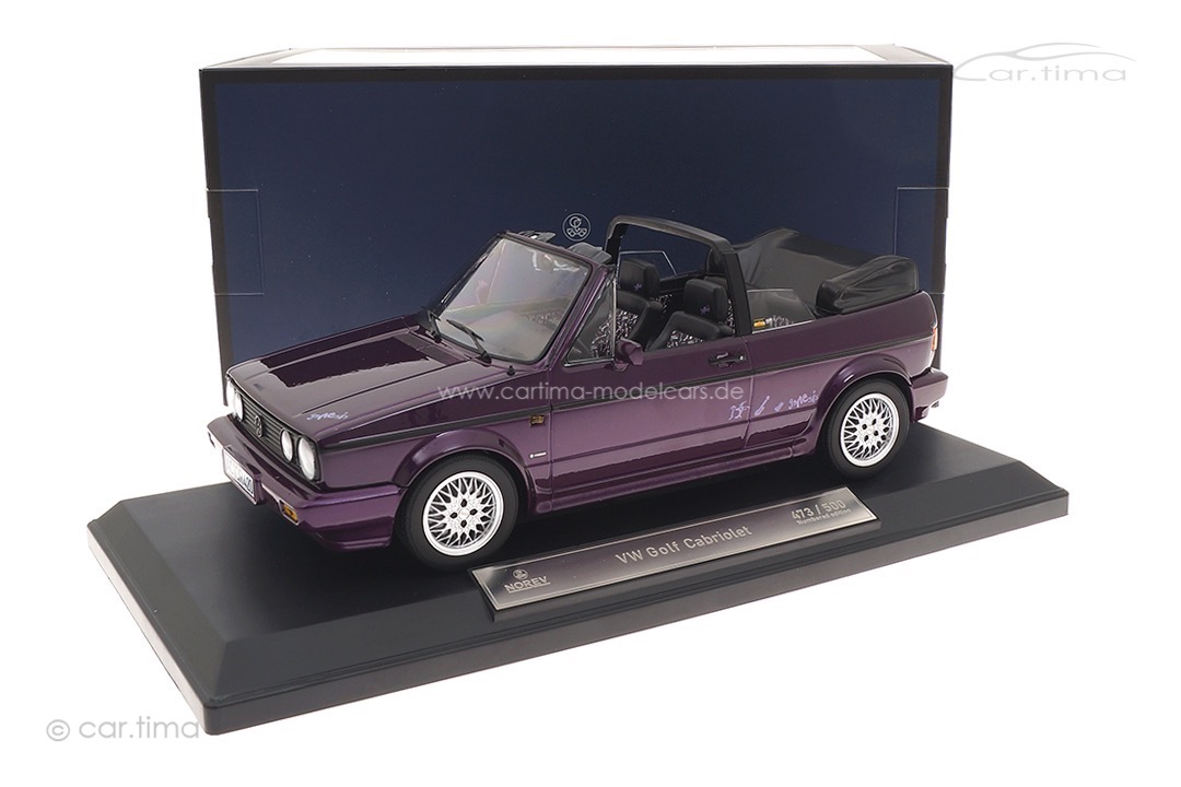 VW Golf 1 Cabriolet Genesis Violett met. Norev 1:18 188567 | 188567