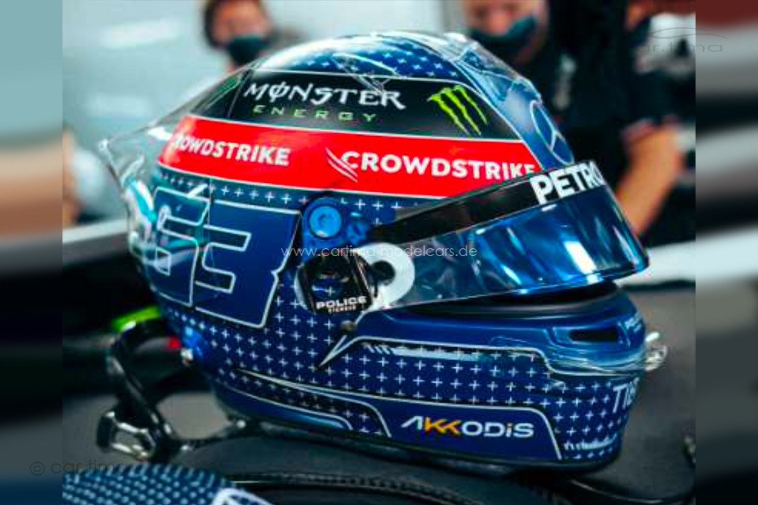 Helm/Helmet George Russell Mercedes-AMG GP Japan 2022 Spark 1:5 5HF084 ...