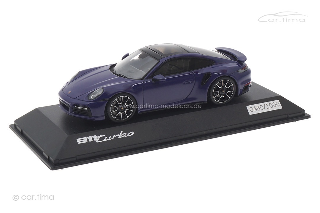 Porsche 911 (992) Turbo Ultraviolett Spark 1:43 WAP0201610PTRB ...