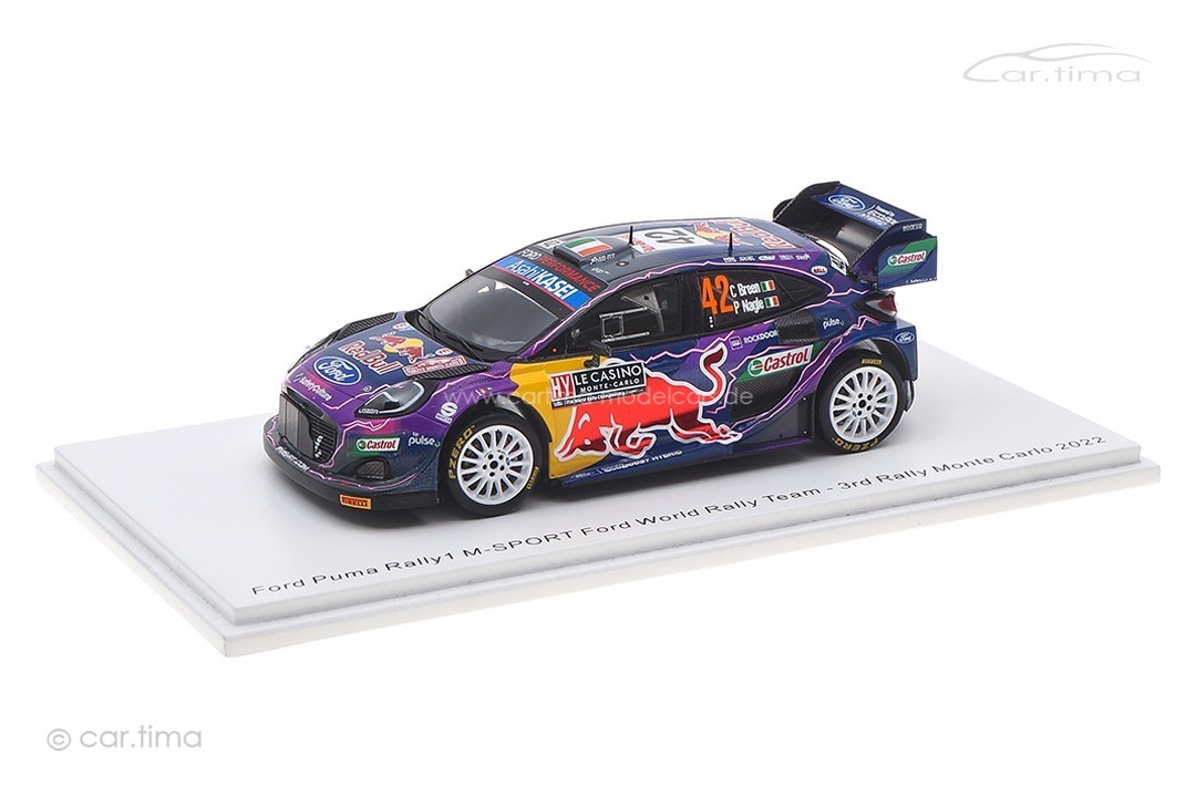 Ford Puma Rally1 Rallye Monte Carlo 2022 Breen/Nagle Spark 1:43 S6694 ...