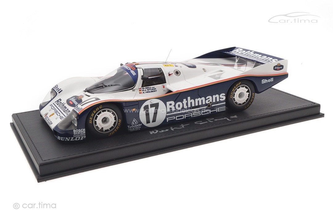 Porsche 962 Winner 24h Le Mans 1987 Originalsignatur Norbert Singer ...