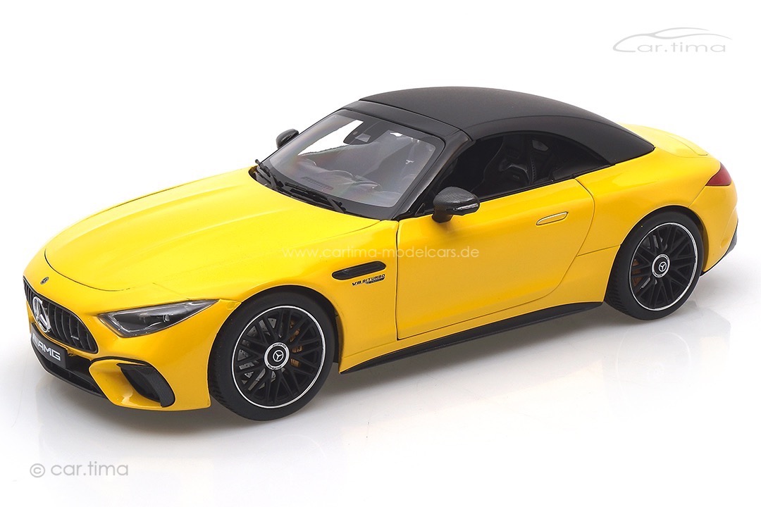 Mercedes-Benz AMG SL 63 4Matic (R232) Sonnen Gelb iScale 1:18 180052 ...