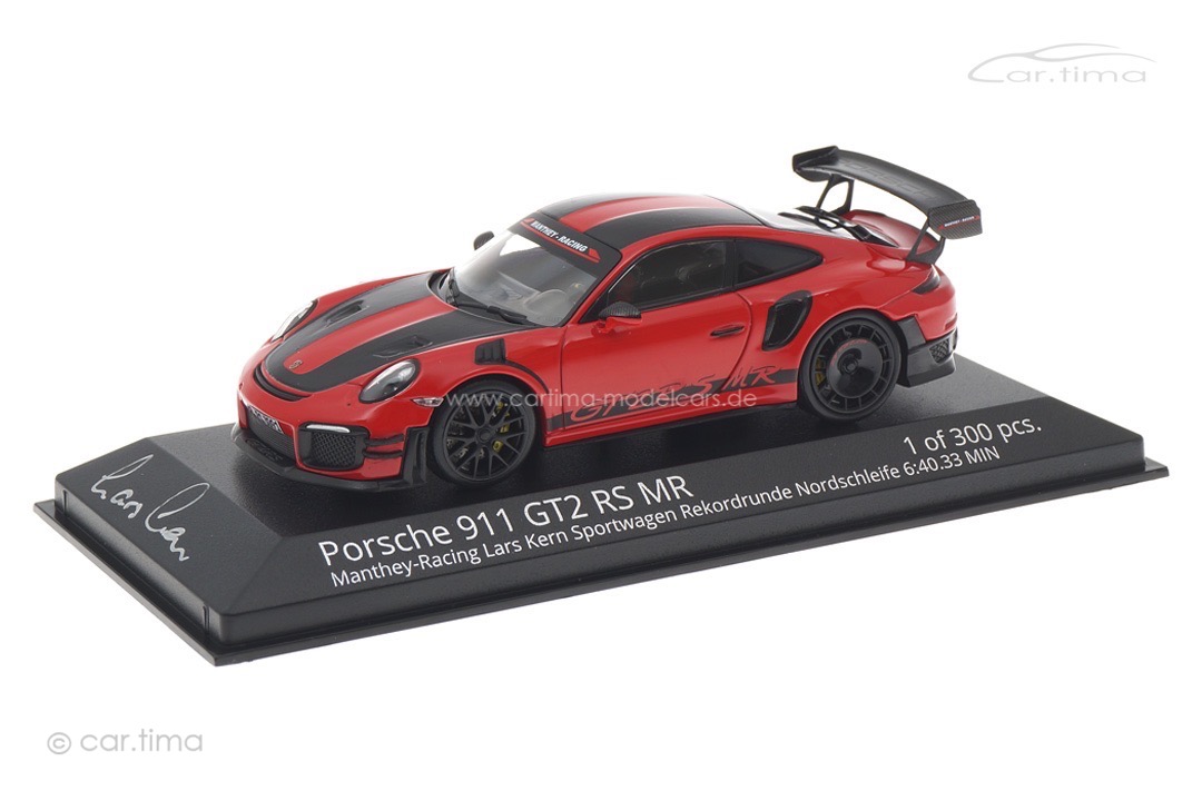 Porsche 911 GT2 RS MR Rundenrekord Nordschleife Originalsignatur Lars ...