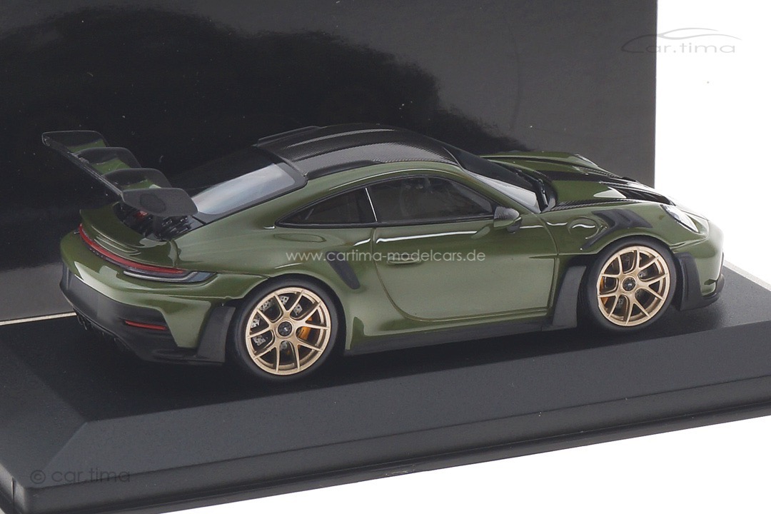 Porsche 911 (992) GT3 RS Weissach Paket Natooliv/Rad gold Minichamps 1:43 413062118 | 413062118