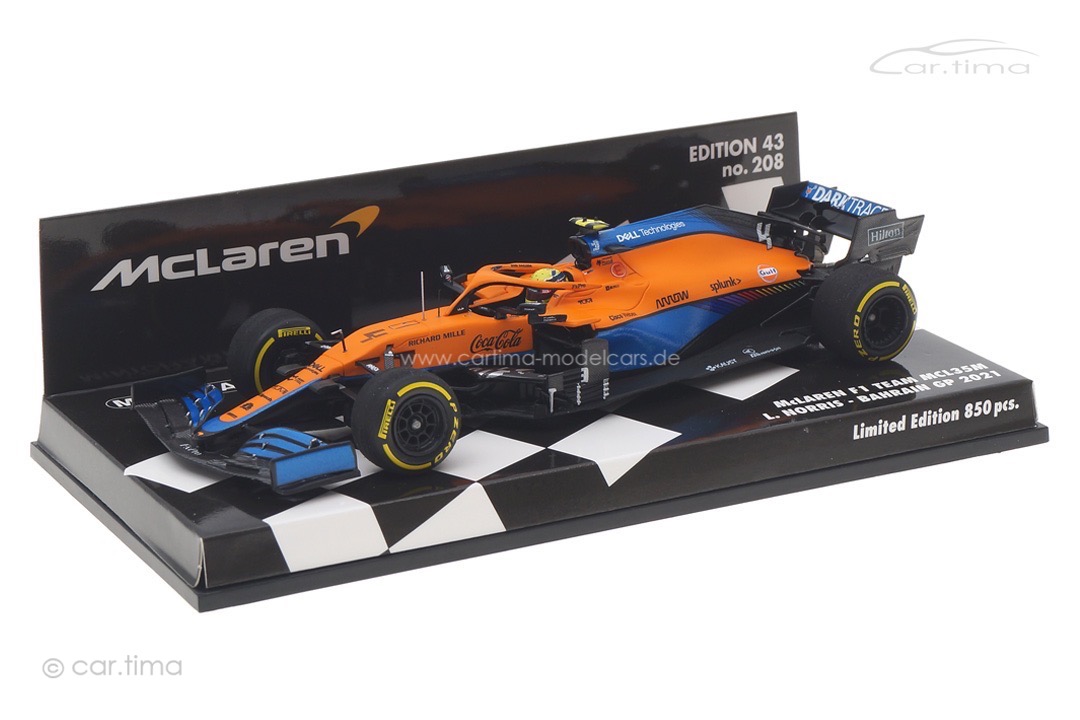 McLaren MCL35M GP Bahrain 2021 Lando Norris Minichamps 1:43 537214304 ...