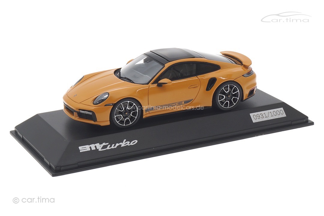 Porsche 911 (992) Turbo Bahamagelb Spark 1:43 WAP0201600PTRB ...