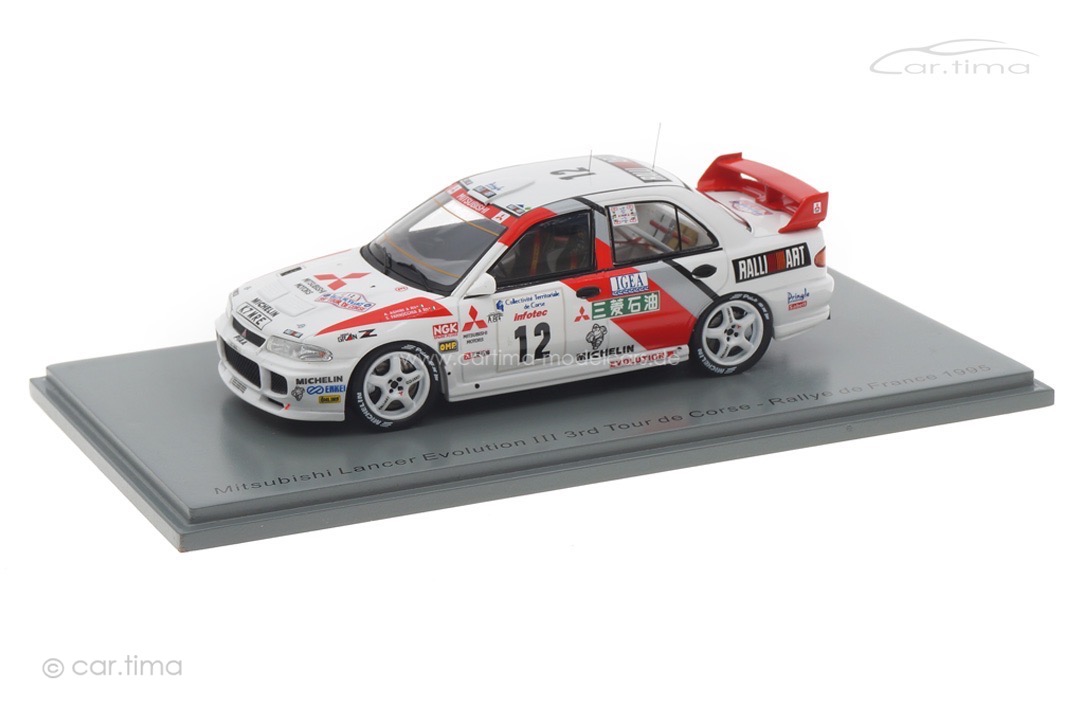 Mitsubishi Lancer EVOLUTION III Rallye Tour de Corse 1995 Aghini ...