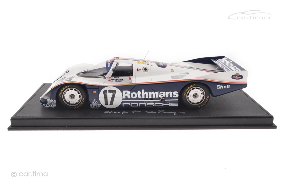 Porsche 962 Winner 24h Le Mans 1987 Originalsignatur Norbert Singer ...
