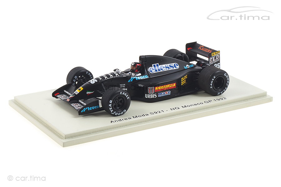 Andrea Moda S921 GP Monaco 1992 Perry McCarthy Spark 1:43 S3899 | S3899