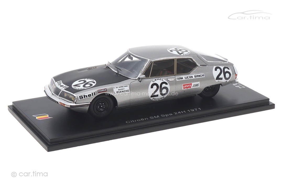 Citroen SM 24h Spa 1971 de Jamblinne/Bagrit Spark 1:43 SB340 | SB340