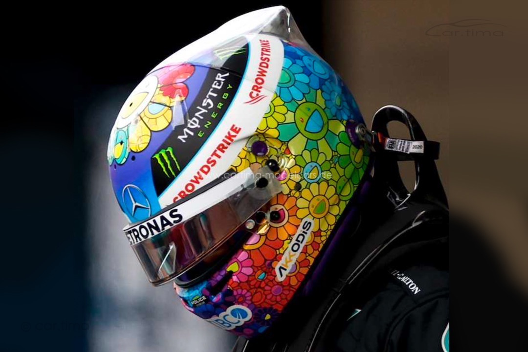 Helm/Helmet Lewis Hamilton Mercedes-AMG GP Japan 2022 Spark 1:5 5HF083 ...