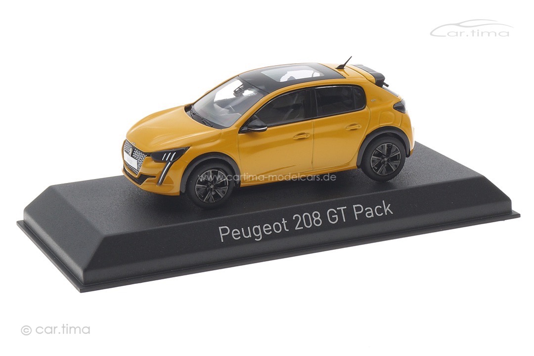 Peugeot 208 GT Pack 2022 Faro Yellow Norev 1:43 472835 | 472835