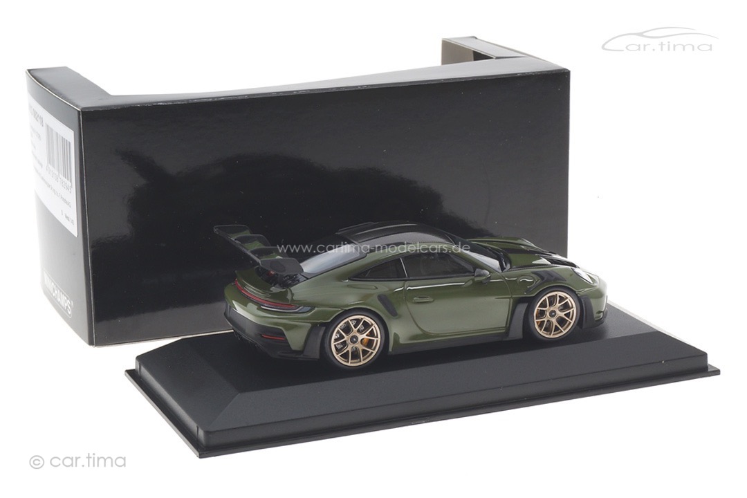 Porsche 911 (992) GT3 RS Weissach Paket Natooliv/Rad gold Minichamps 1:43 413062118 | 413062118