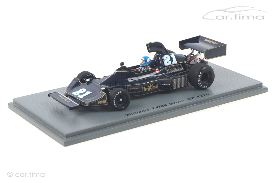 Williams FW04 GP Brasilien 1976 Renzo Zorzi Spark 1:43 S7492 | S7492