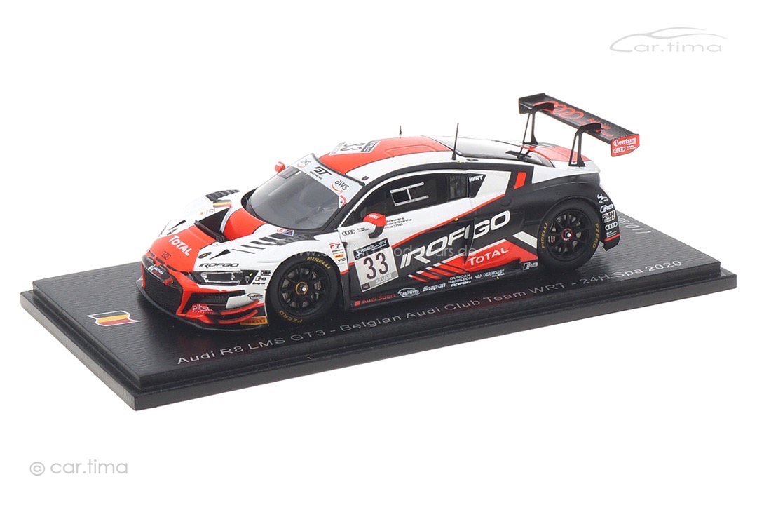 Audi R8 LMS GT3 24h Spa 2020 Breukers/Hall/Goethe Spark 1:43 SB393 | SB393