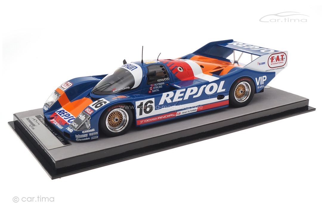 Porsche 962C 24h Le Mans 1991 Huysman/Santal/Stirling Tecnomodel 1:18 TM18-271A | TM18-271A