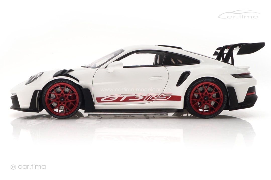 Porsche 911 (992) GT3 RS Weiß/Pyrorot Minichamps 1:18 113062028 | 113062028